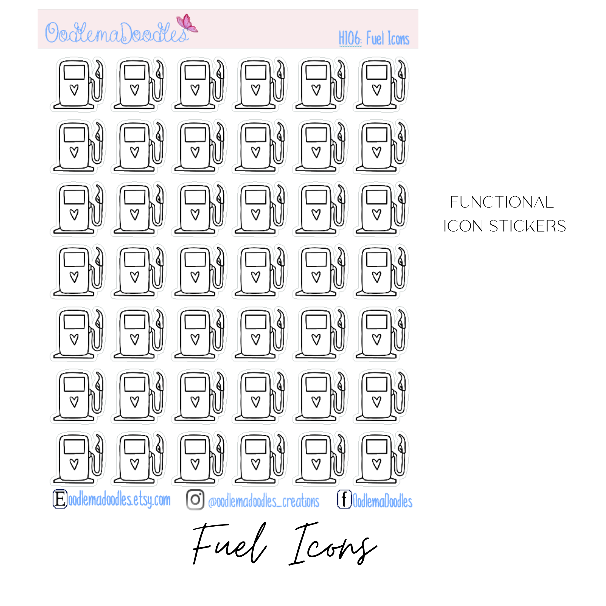 Fuel Icons – oodlemadoodles